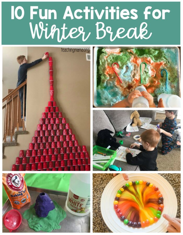 10 Fun Activities for Winter Break - Teaching Mama