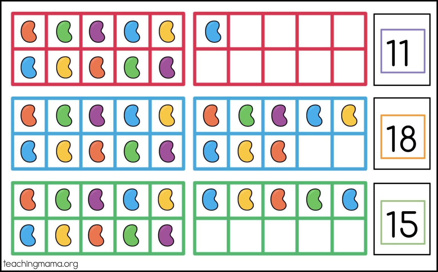 Digital Counting Activities for Numbers 11-20 - Teaching Mama
