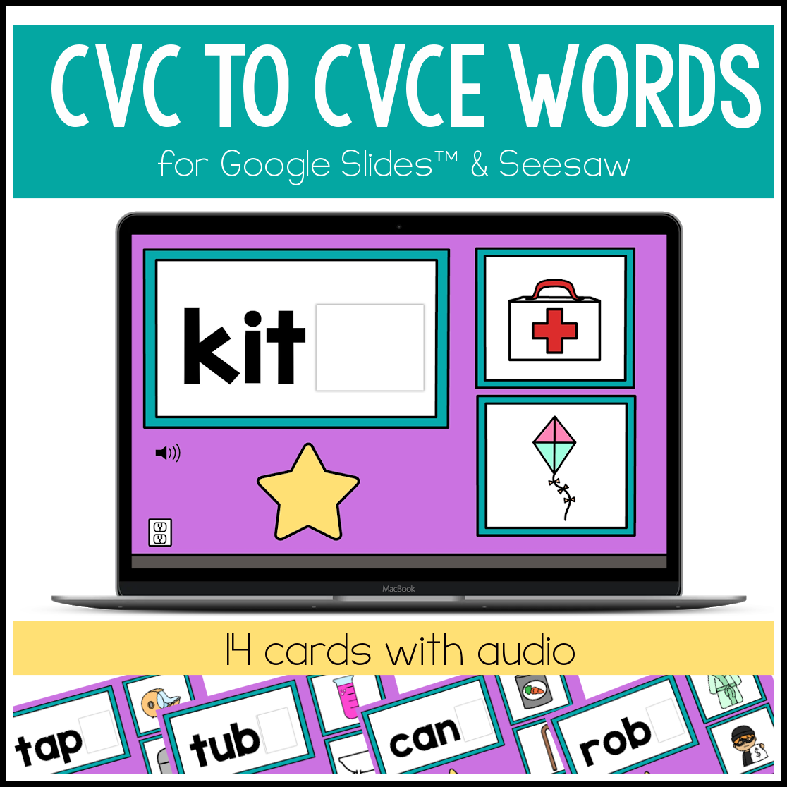 Digital CVC To CVCe Practice For Google Slides Seesaw Teaching Mama Digital CVC To CVCe Practice For Google Slides Seesaw Teaching Mama