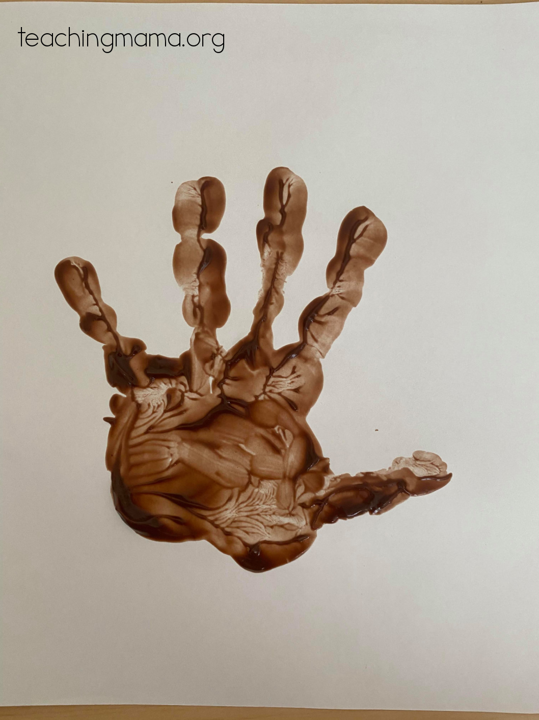 Turkey Handprint Sensory Activity - Teaching Mama