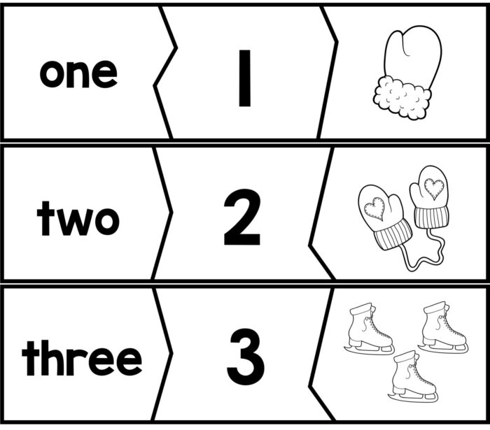 Preschool Winter Math Packet - Teaching Mama