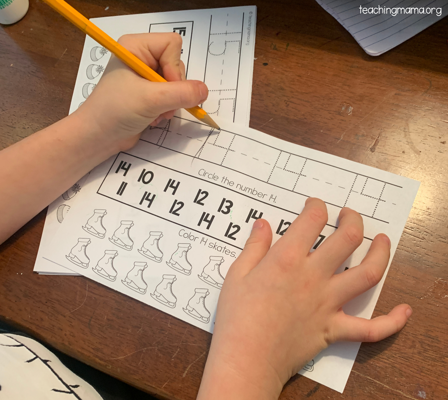 Kindergarten Winter Math Packet - Teaching Mama