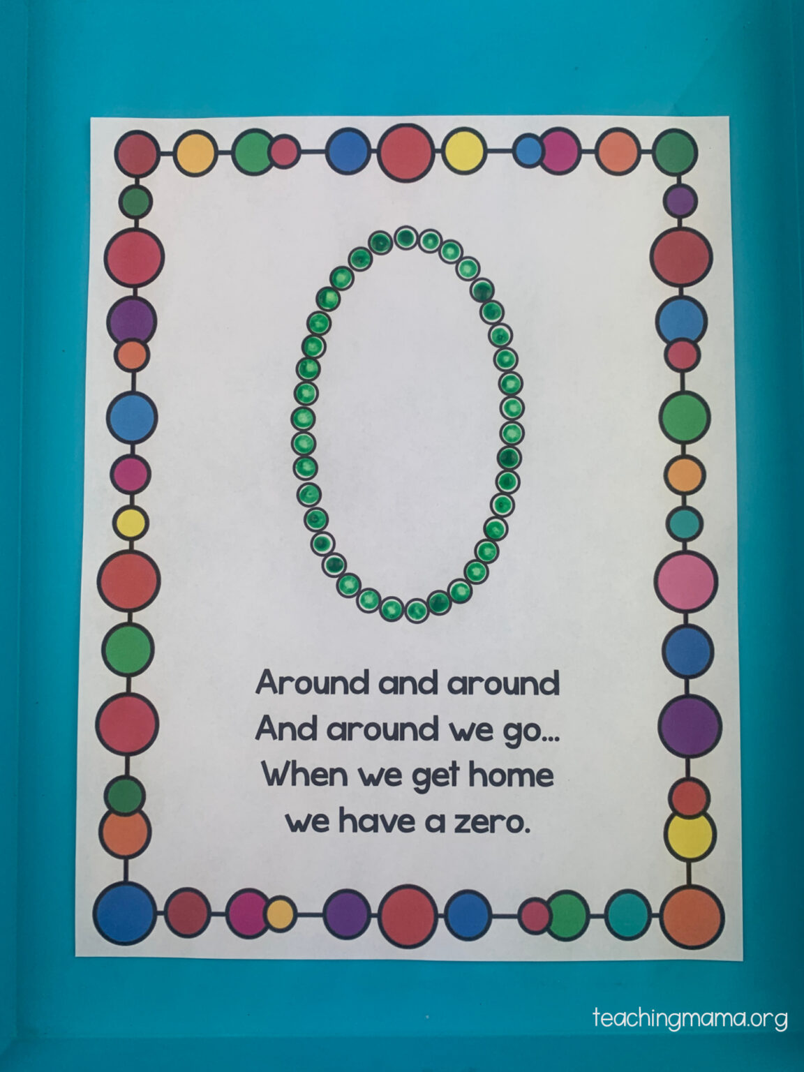 Q-Tip Number Painting Activity - Teaching Mama