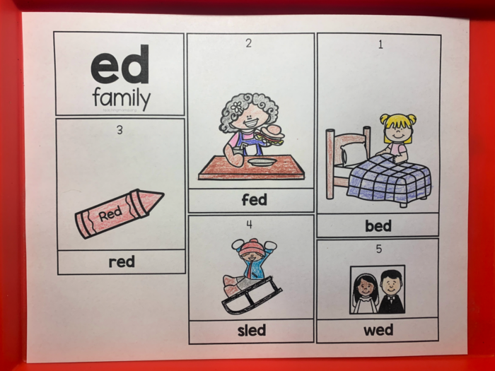 Short E Word Family Flip Books - Teaching Mama