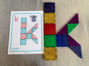 Magna Tile Lowercase Letter Cards - Teaching Mama