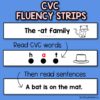 CVC Fluency Strips - Teaching Mama