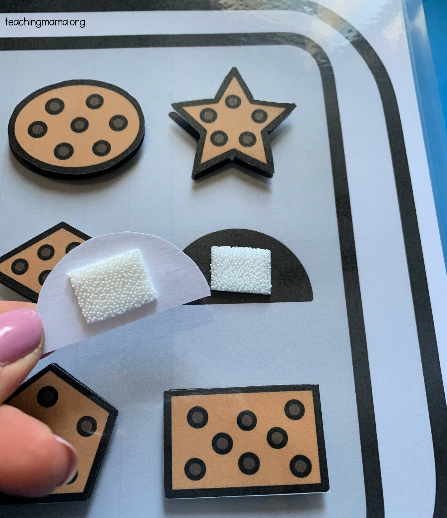 Cookie Shapes Matching Activity - Teaching Mama