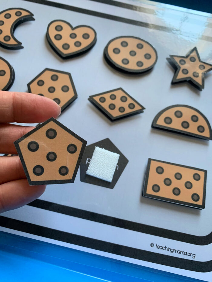 Cookie Shapes Matching Activity - Teaching Mama