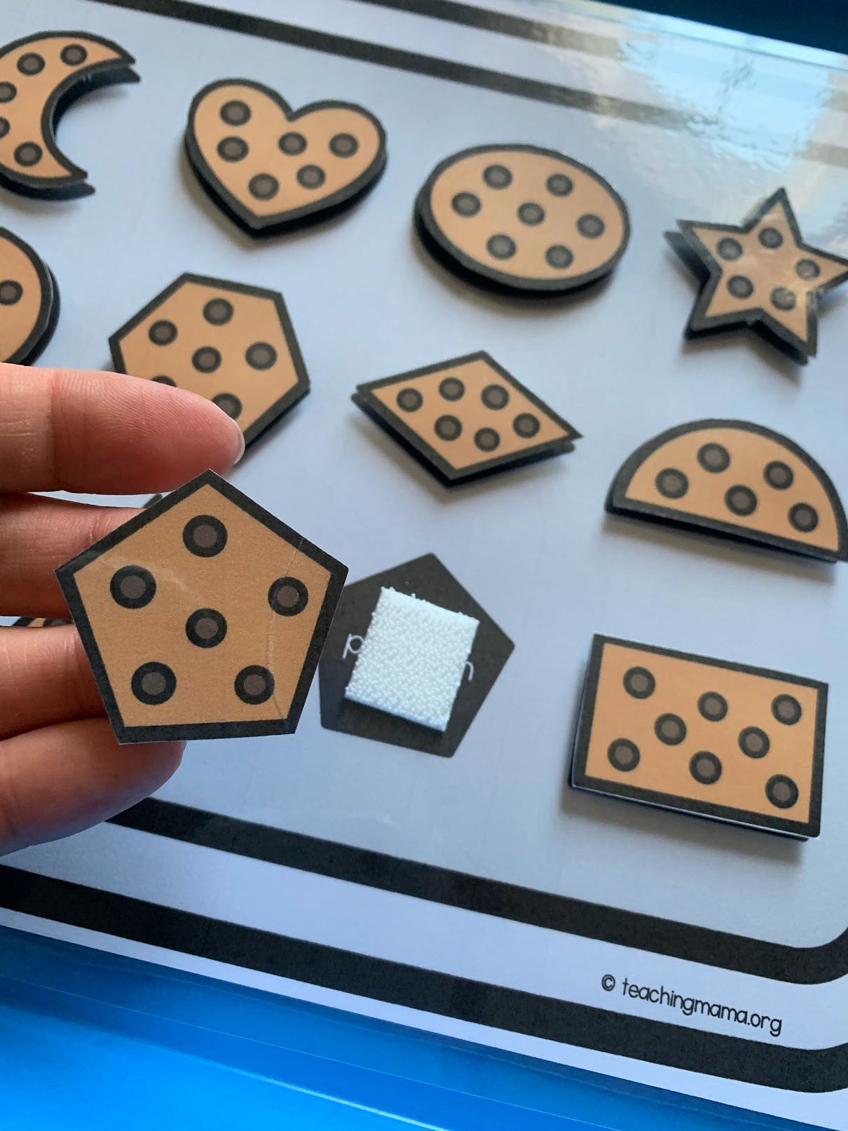 Cookie Shapes Matching Activity - Teaching Mama