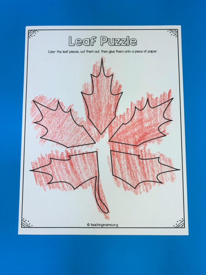 Printable Leaf Activities - Teaching Mama