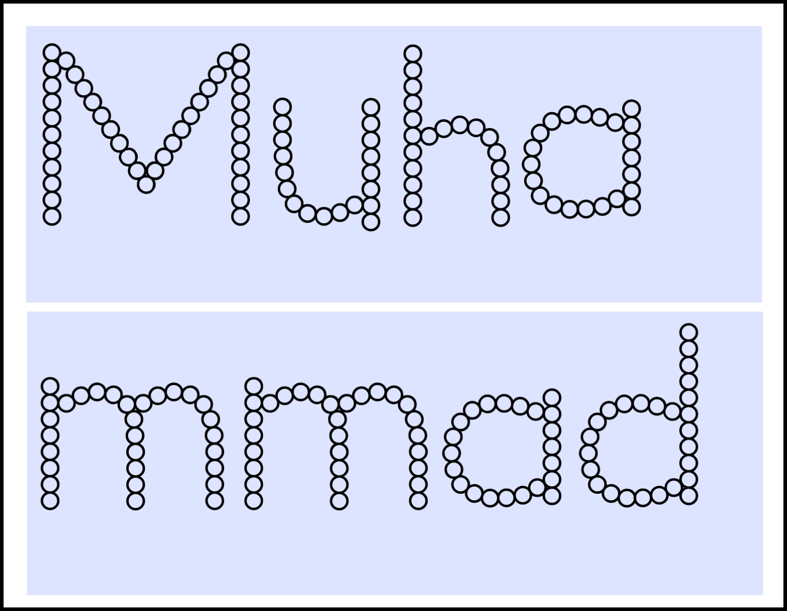 Name Practice Q-tip Painting - Teaching Mama