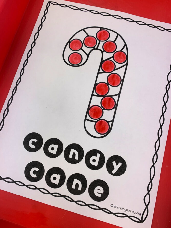 Christmas Do-A-Dot Pages - Teaching Mama