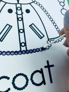 Winter Q-Tip Painting Printables - Teaching Mama