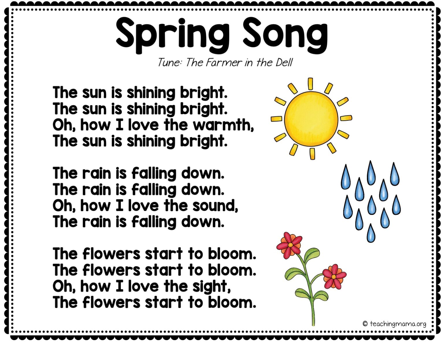 Spring Songs for Preschoolers