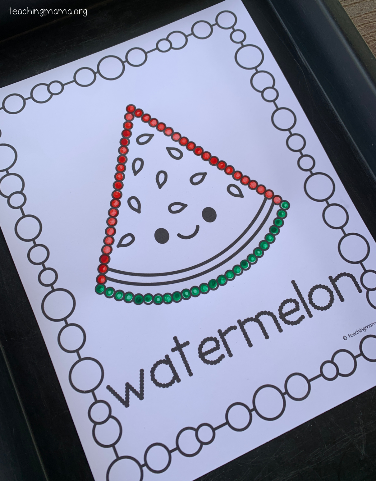 Summer Q-Tip Painting Printables - Teaching Mama Summer Q-Tip Painting Printables - Teaching Mama