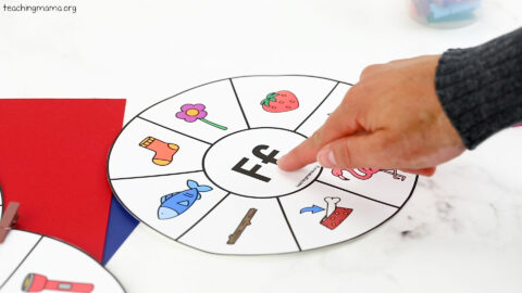 Alphabet Wheels for Beginning Sounds - Teaching Mama