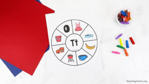 Alphabet Wheels for Beginning Sounds - Teaching Mama