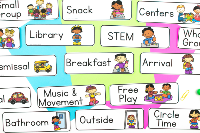 Visual Schedule Cards for Preschool - Teaching Mama