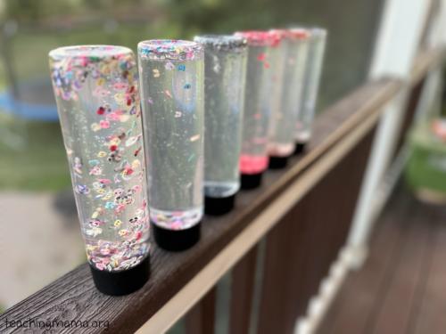 Calm Down Sensory Bottles - Teaching Mama