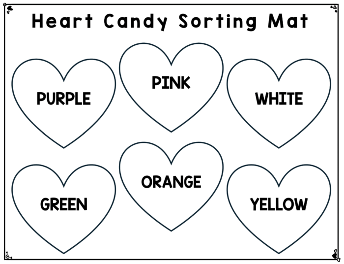 Preschool Math with Candy Hearts: Fun Free Printable