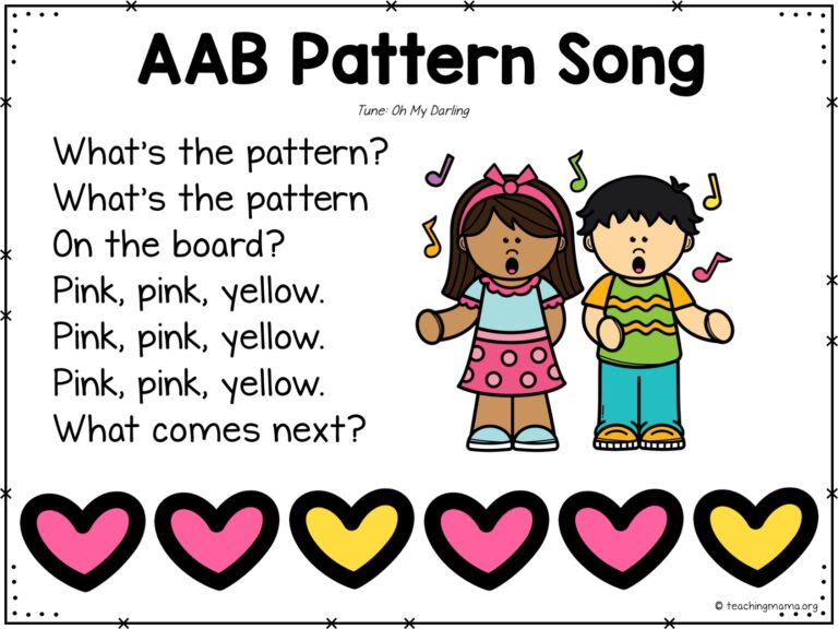 How to Teach Patterns to Preschoolers - Teaching Mama