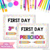 First Day of School Signs Free Printable - Teaching Mama