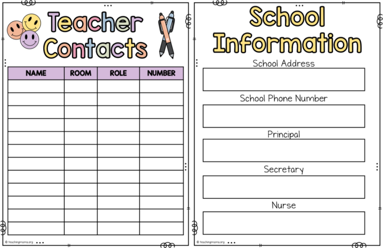 Creating the Ultimate Substitute Binder - Teaching Mama