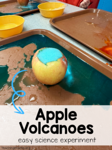 Apple Volcanoes - Easy Science Experiment - Teaching Mama