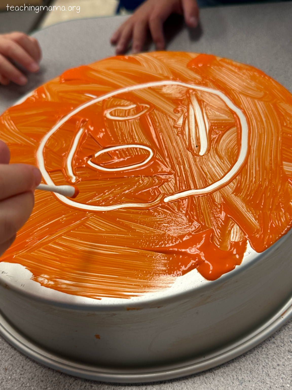 Pumpkin Prints Process Art Activity - Teaching Mama