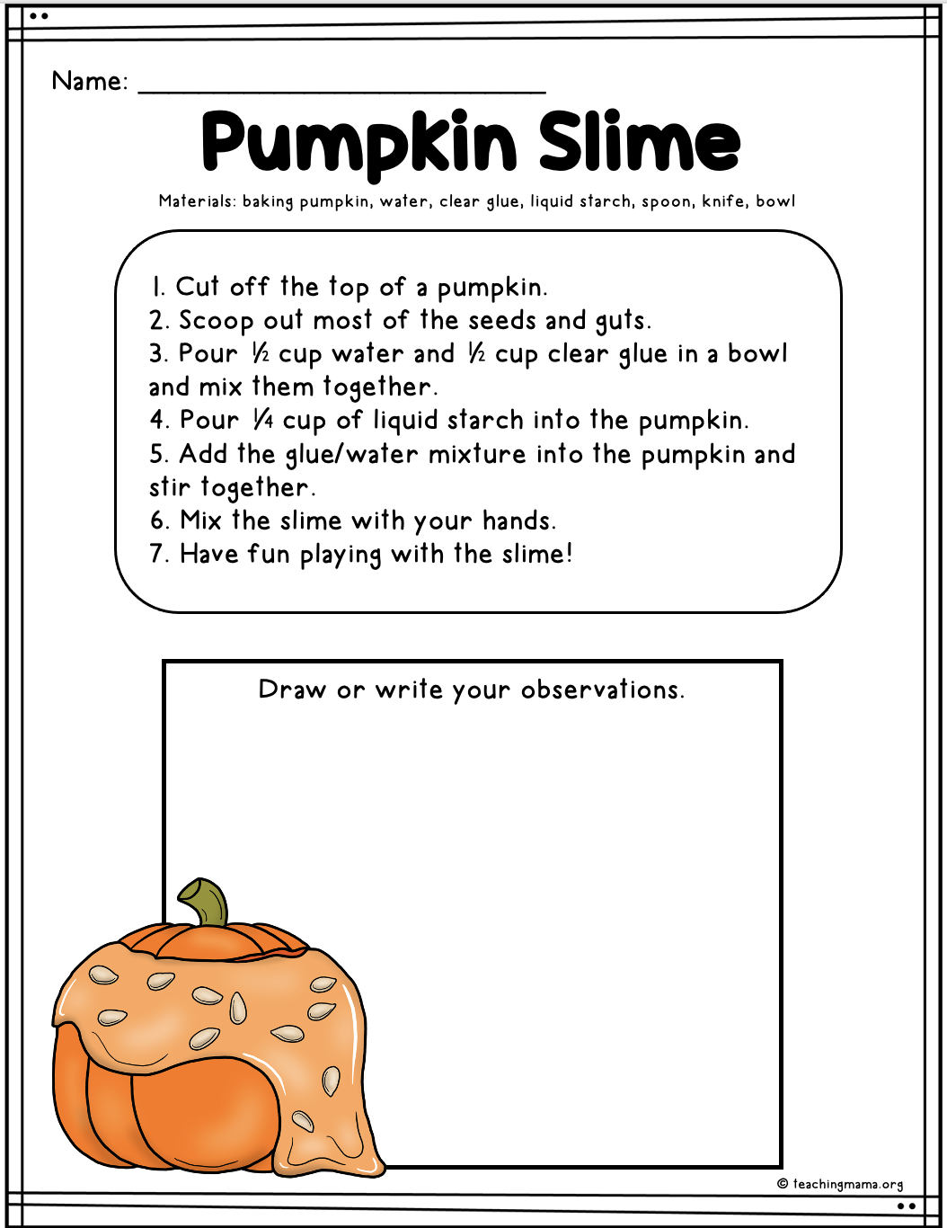 Pumpkin Science Activities - Teaching Mama