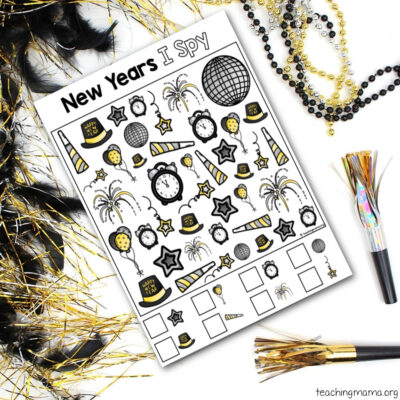New Year's I Spy - Teaching Mama