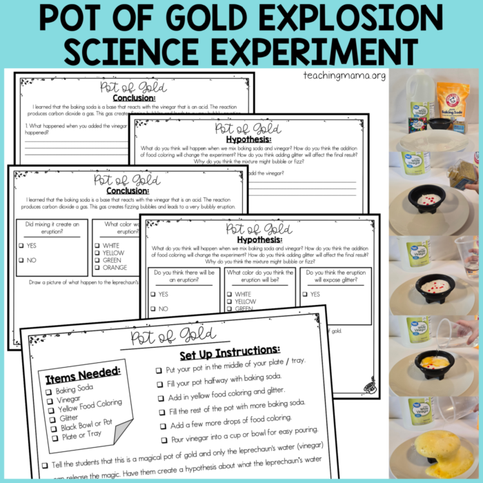 Pot of Gold Science Experiment - Teaching Mama
