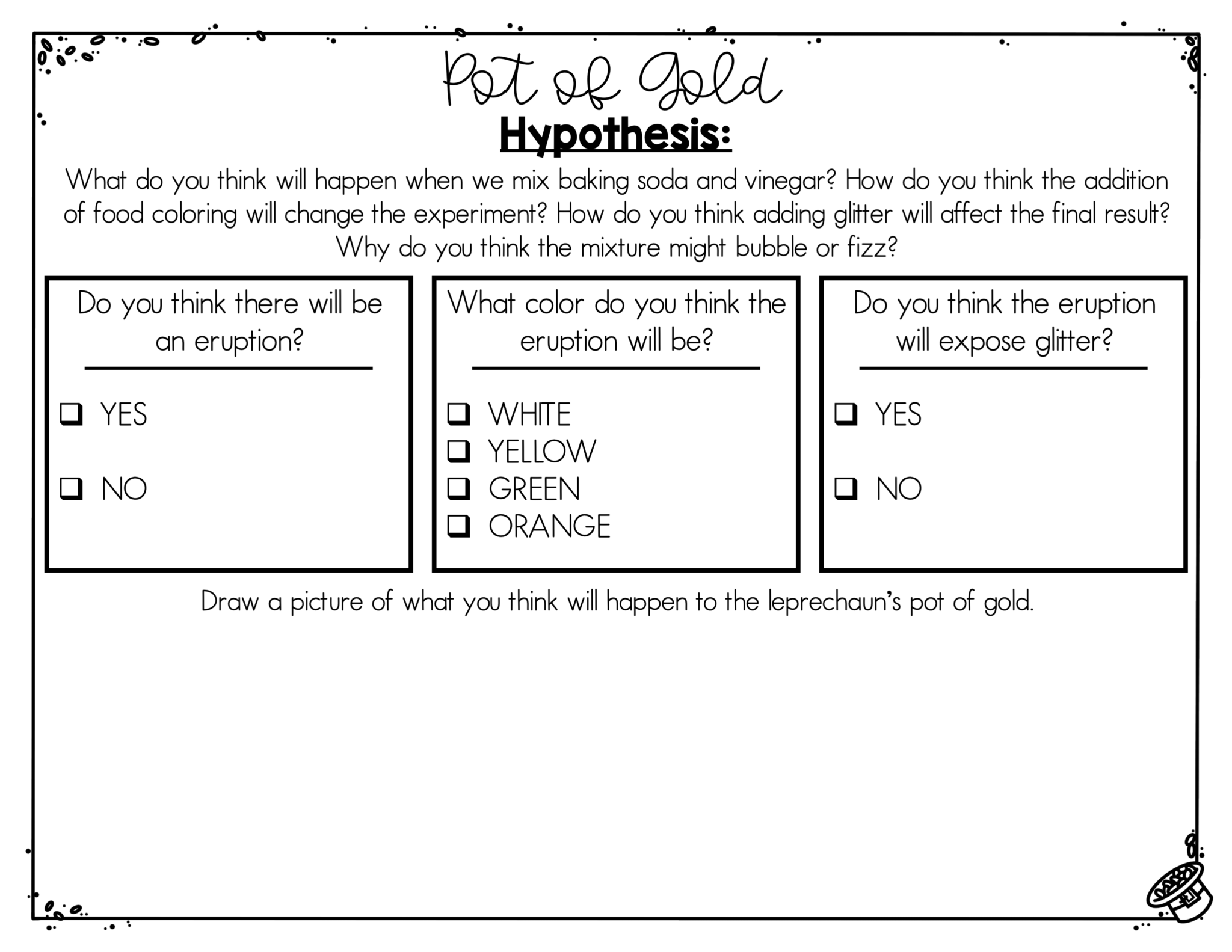 Pot of Gold Science Experiment - Teaching Mama