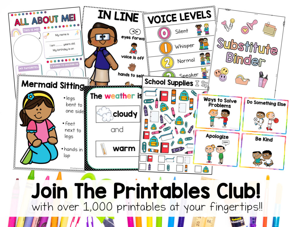 Printables Club - Teaching Mama
