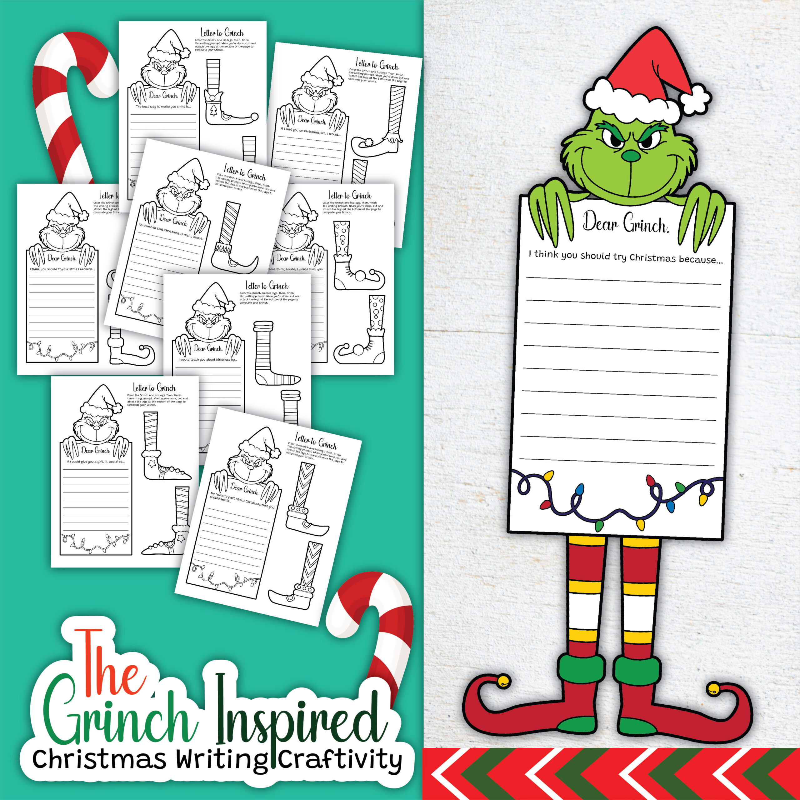 Grinch Writing Activity - Teaching Mama